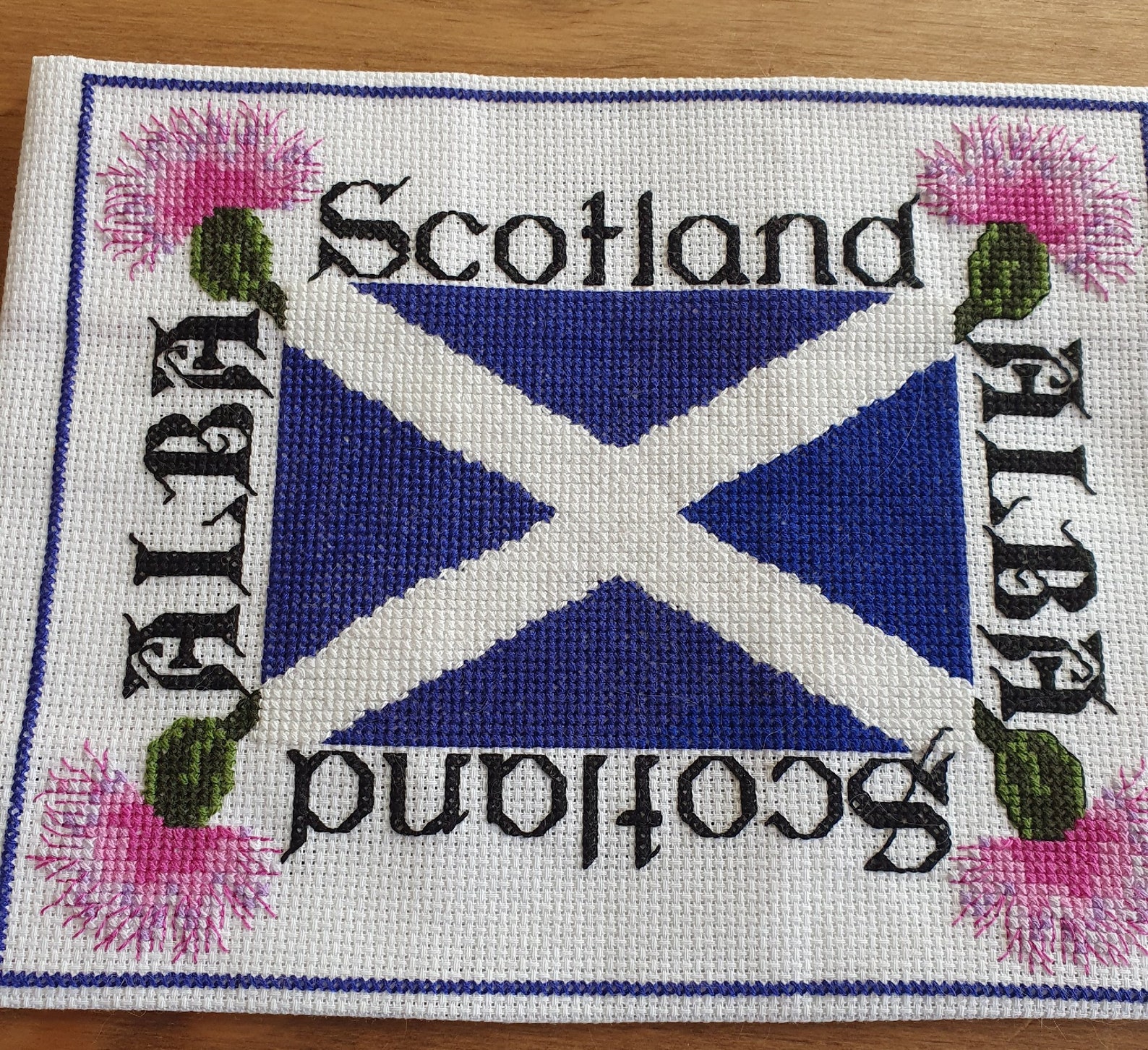DOWNLOADABLE PDF Flower of Scotland in Cross Stitch - Etsy
