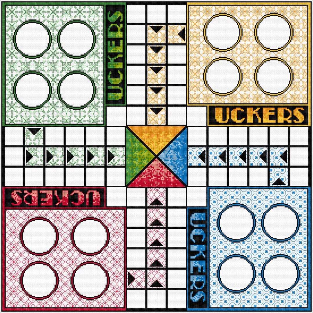 Stitch Your Own - Uckers Board - Etsy