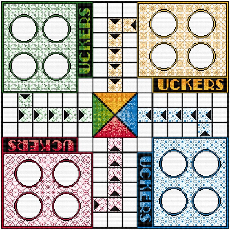 Stitch Your Own - Uckers Board - Etsy