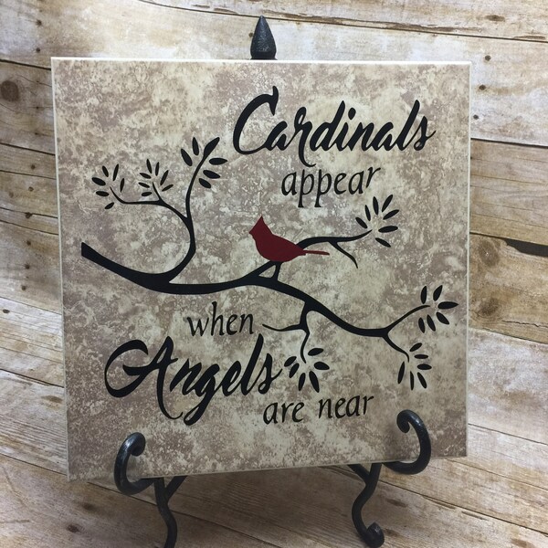 Cardinal Appear When Angels Are Near Necklace - Etsy