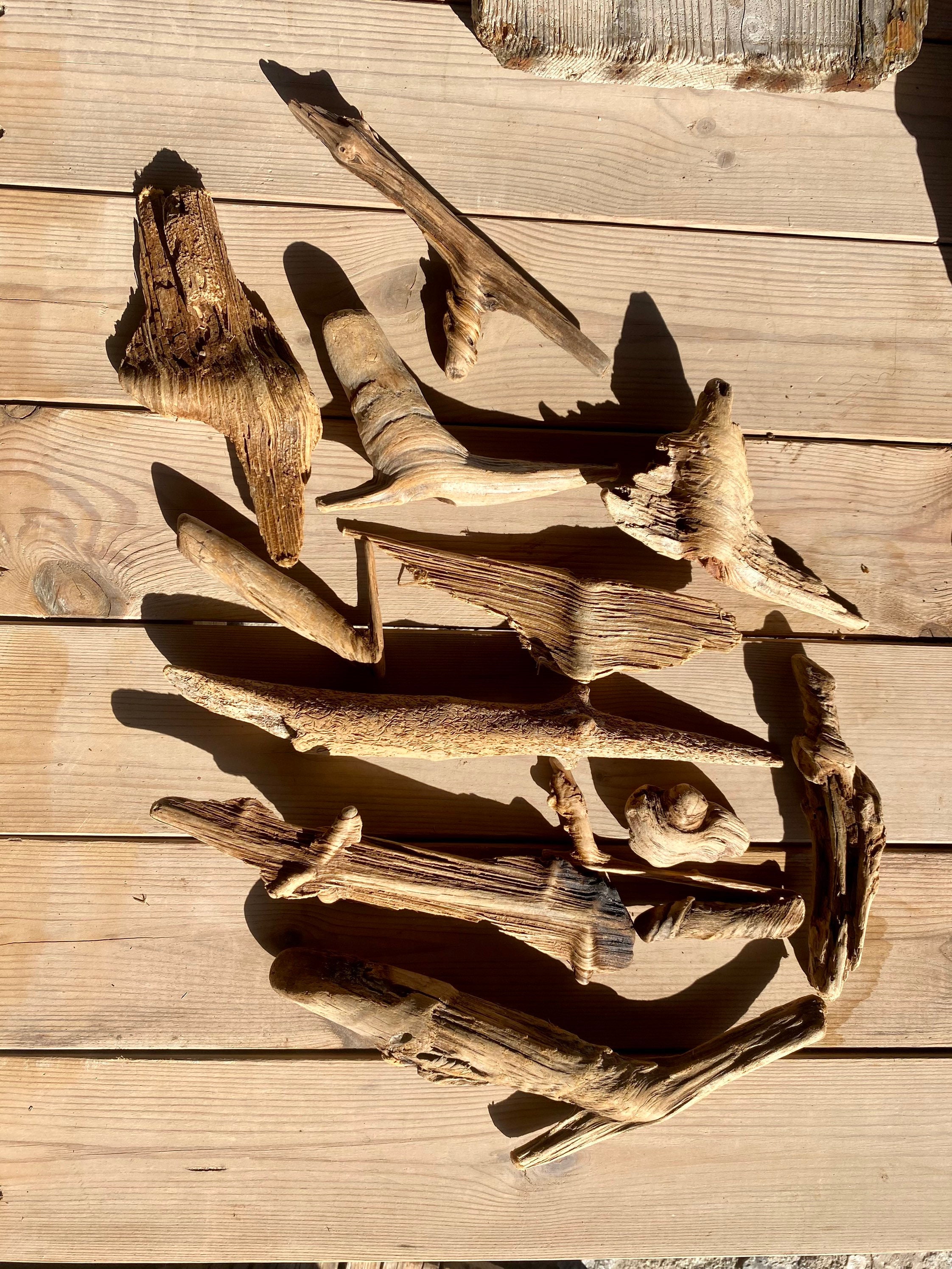 Unique Mix of Driftwood Pieces / Driftwood Art / Sea Crafts - Etsy