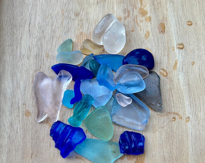 120 Pcs Genuine Sea Glass Bulk / Mix Colors Small Sea Glass / Beach ...