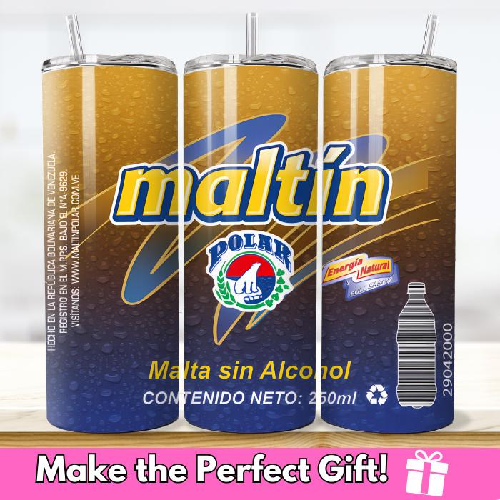 Maltin Polar Malta Venezolana Tumbler, Venezuela Malta Polar Maltin ...