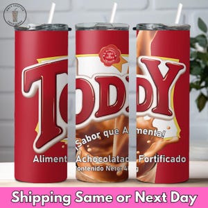Chocolate Milk Tumbler: 20oz Insulated Drinkware, Toddy Design - Etsy