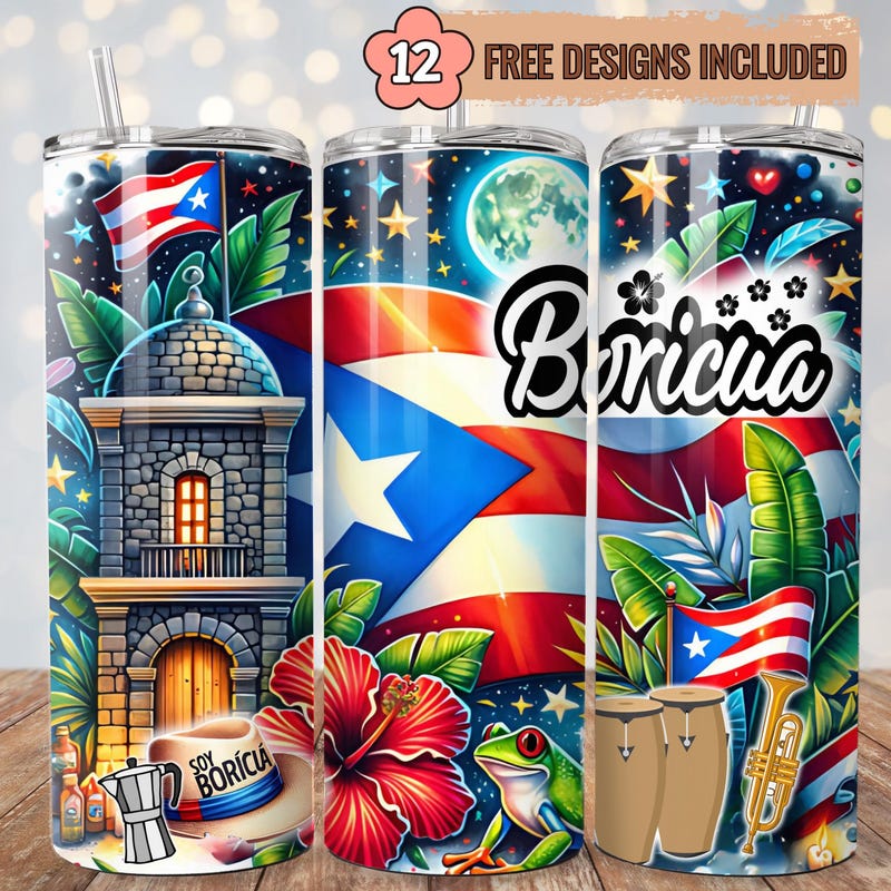 Puerto Rican Flag Blue - Etsy