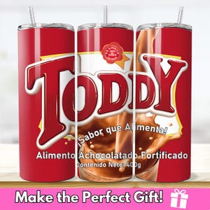 Chocolate Milk Tumbler: 20oz Insulated Drinkware, Toddy Design - Etsy