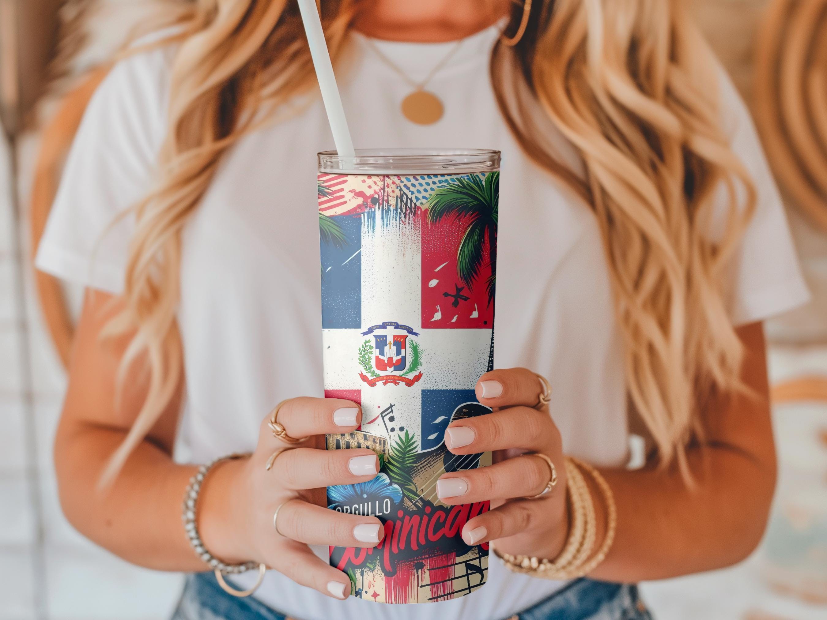 Dominican Republic Tumbler Wrap: Orgullo Dominicano PNG (digital ...