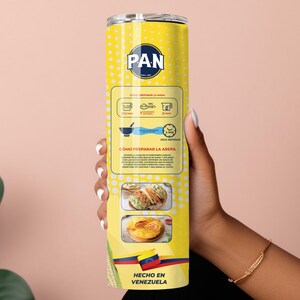 Venezuelan Heritage Tumbler Wrap: Harina PAN Design (digital Download ...