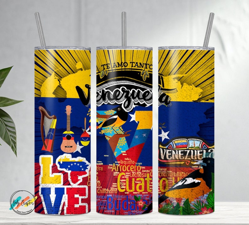 Venezuela Tumbler, Custom Venezuela Tumbler, Vaso Personalizado De ...