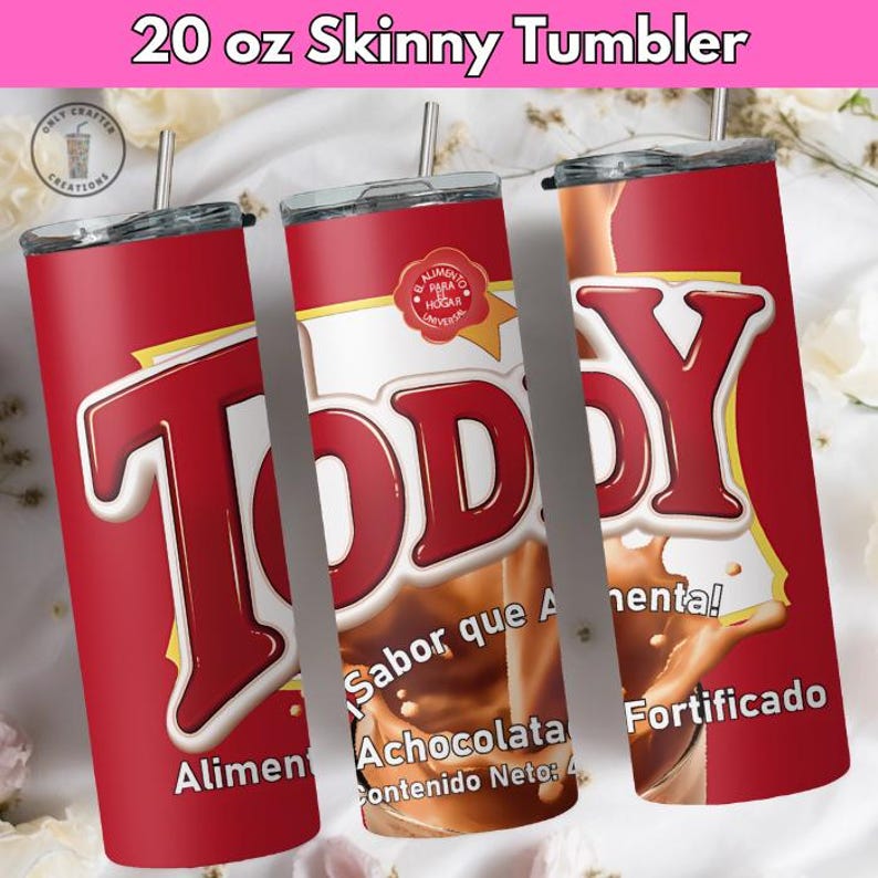 Chocolate Milk Tumbler: 20oz Insulated Drinkware, Toddy Design - Etsy