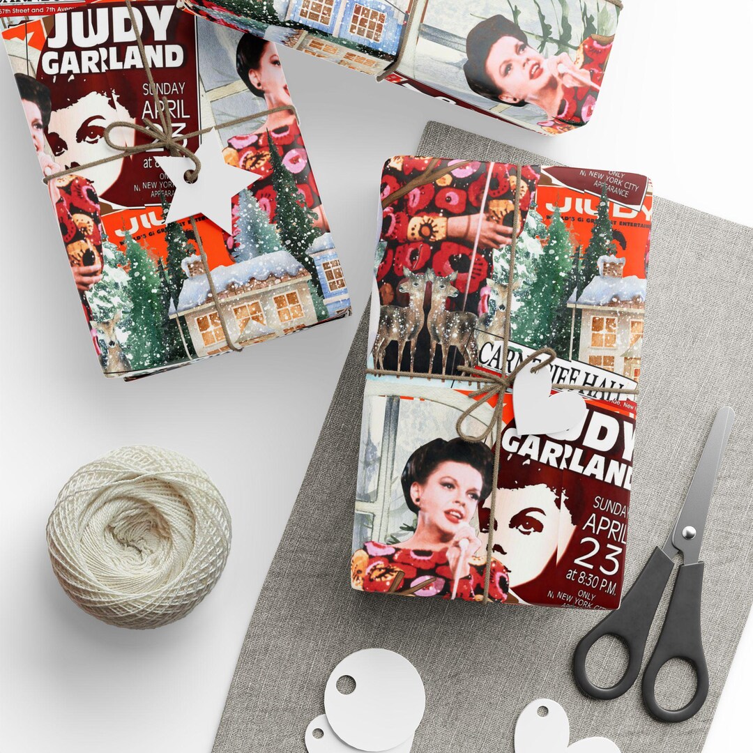 Judy Garland Wrapping Paper, Vintage Hollywood Gift Wrap - Etsy