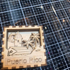 Hand Crafted Puerto Rico- Magnet - Etsy