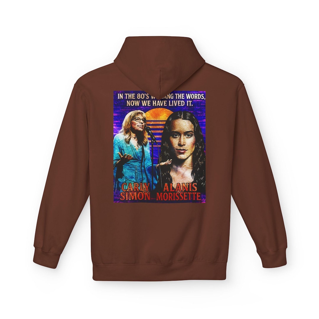 Carly Simon & Alanis Morissette Design, Casual Wear Hoodie - Etsy