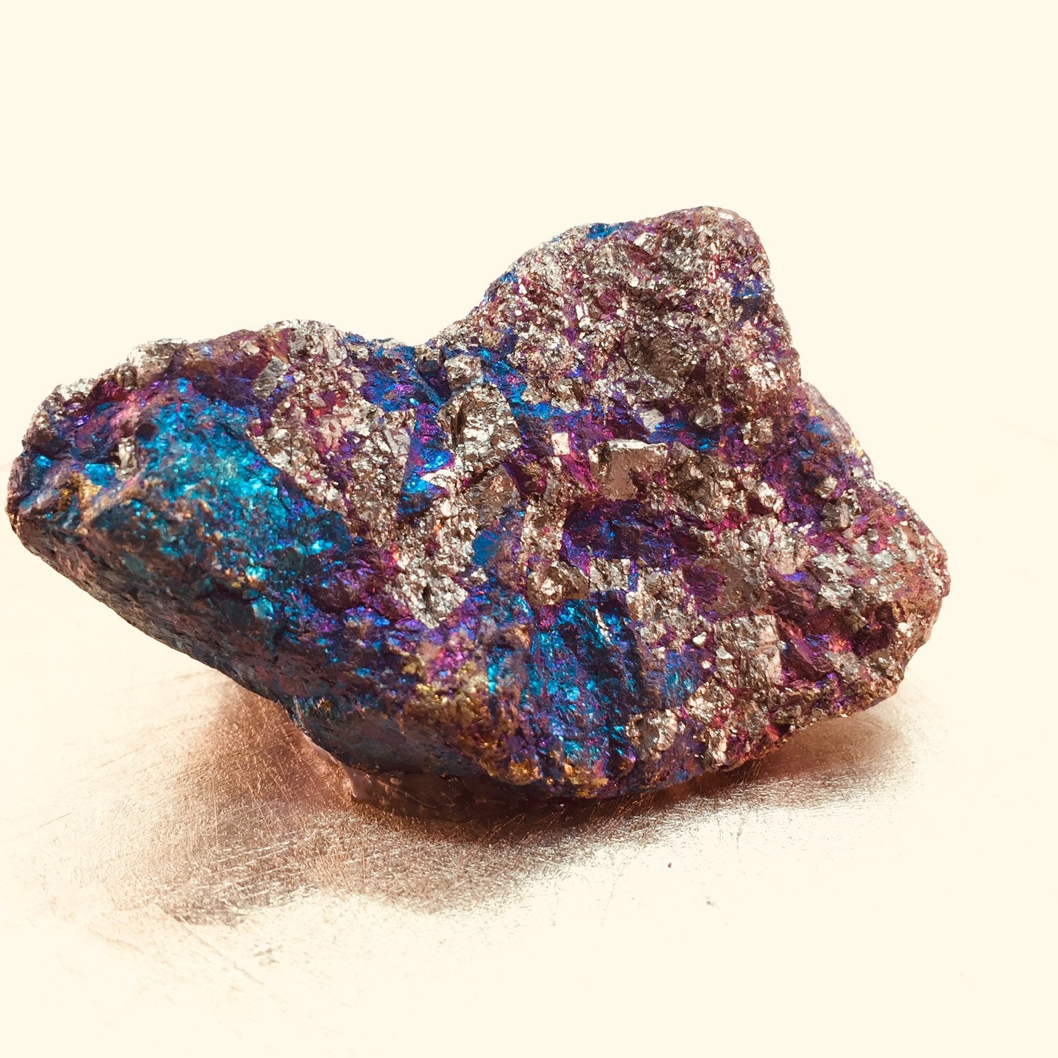 Peacock Ore , Gold Lacquer Decorative Box, chalcopyrite, Valentines Day ...