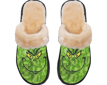 Grinch Slippers - Etsy