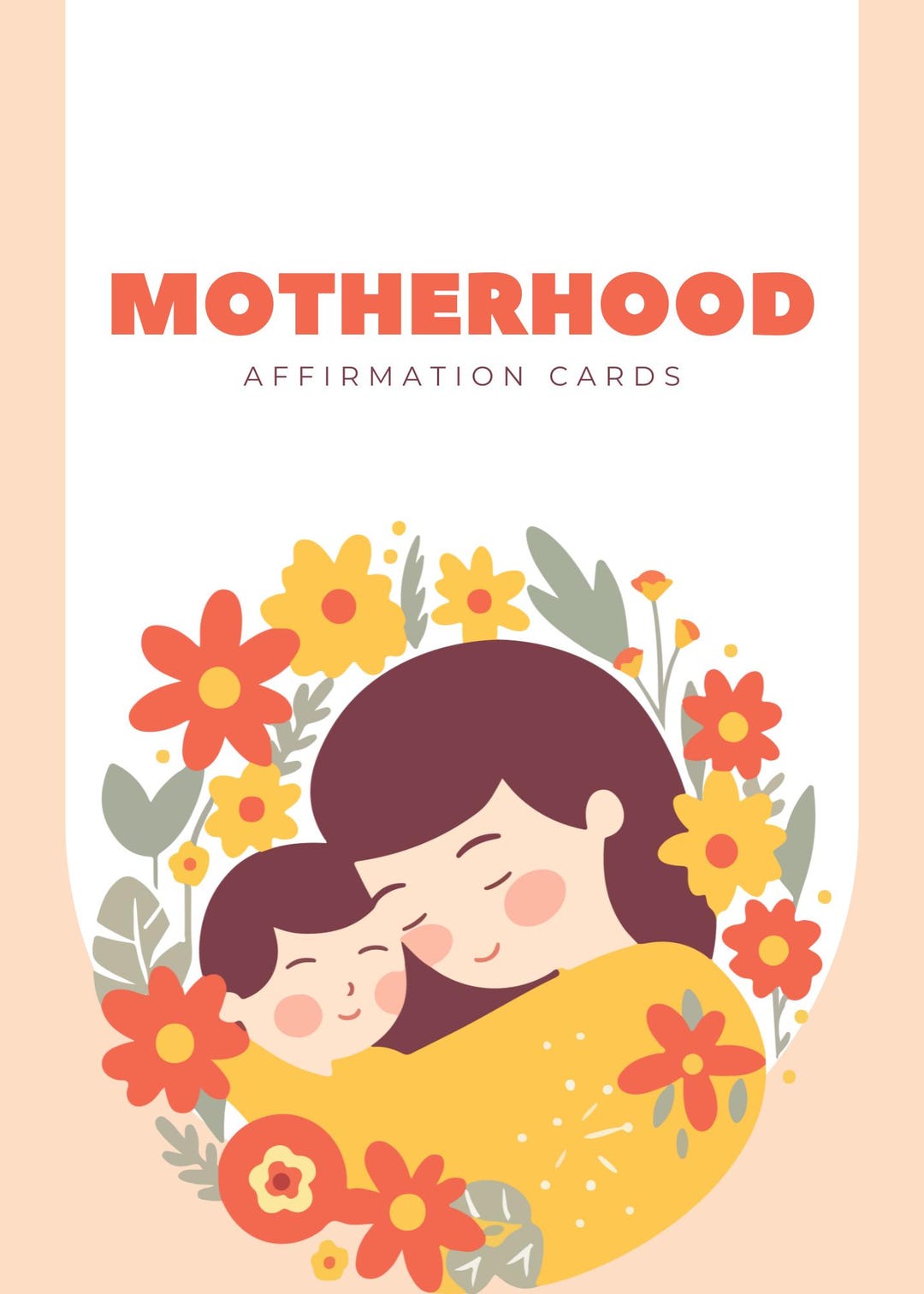 Printable Motherhood Affirmation Cards, Encouraging & Uplifting Mom ...