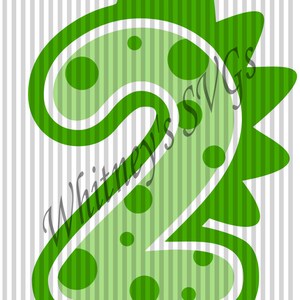 Dinosaur Number Collections Numbers 0-9 SVG DXF Cutting File - Etsy