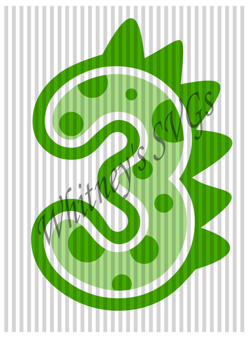 Dinosaur Number Collections Numbers 0-9 SVG DXF Cutting File | Etsy