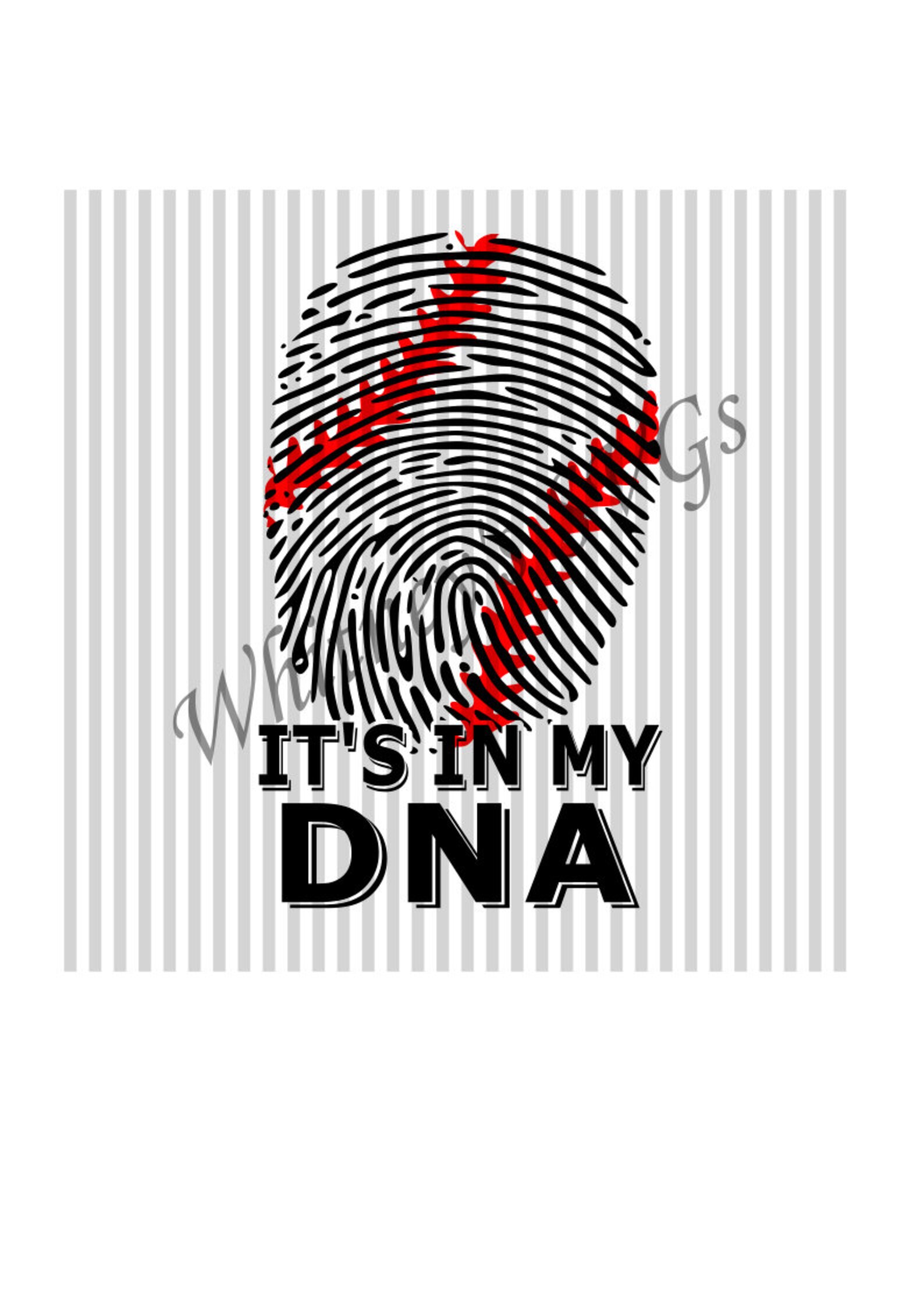 Baseball It's in the DNA Fingerprint SVG DXF Cutting File - Etsy