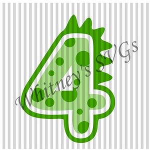 Dinosaur Number Collections Numbers 0-9 SVG DXF Cutting File - Etsy