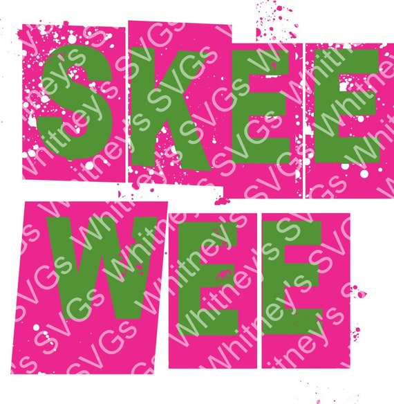 Skee Wee Paint Splatter SVG DXF Cutting File | Etsy