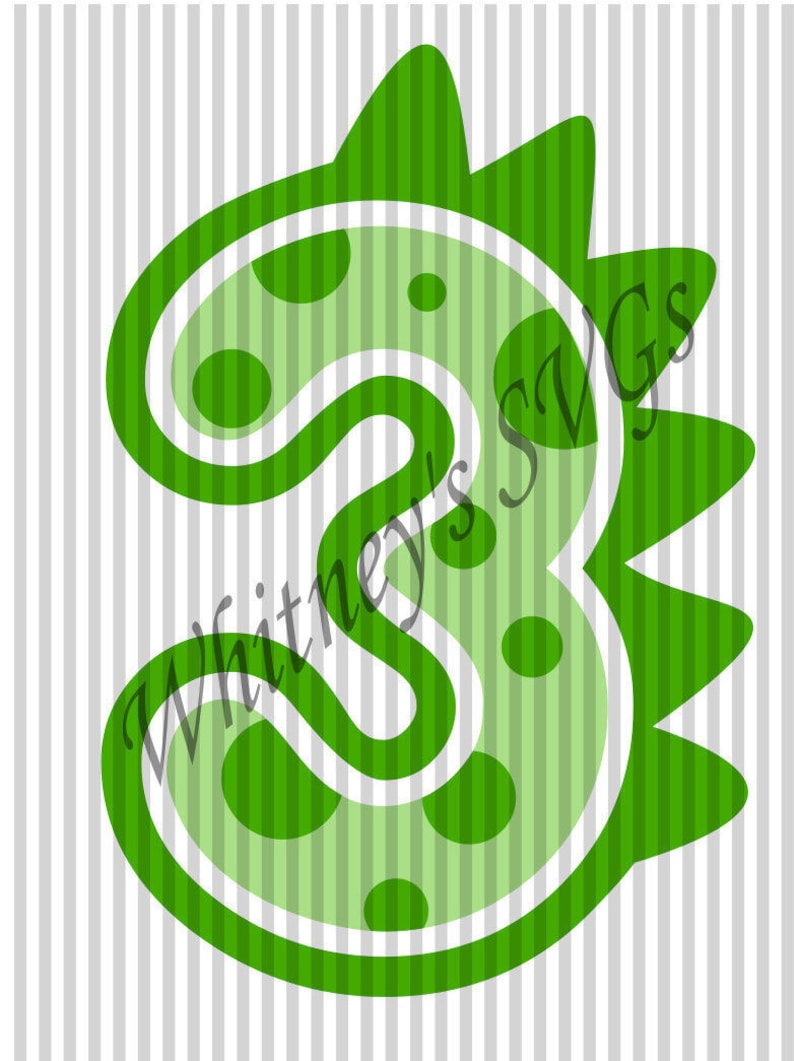 Dinosaur 3 SVG DXF Cutting File - Etsy