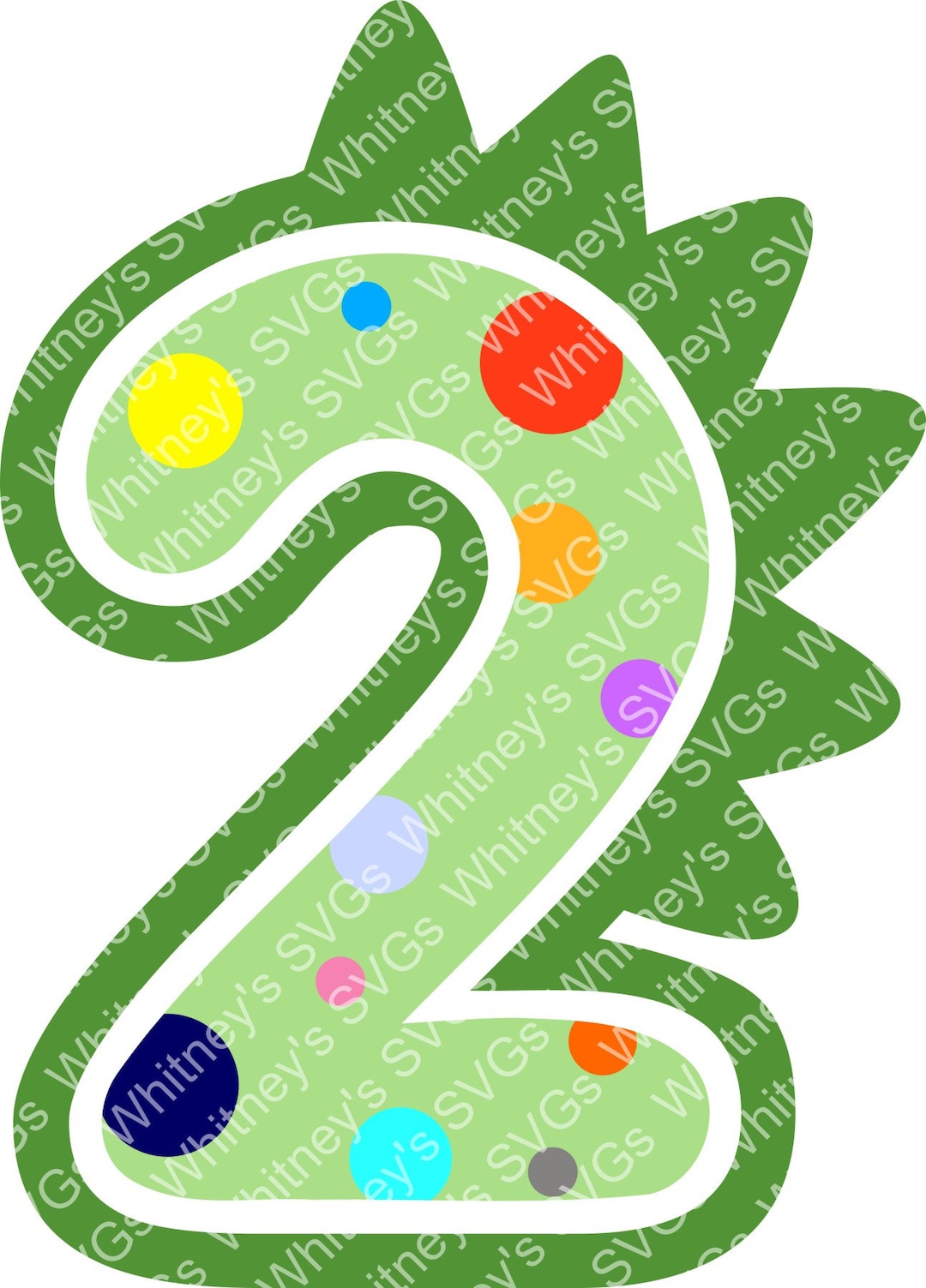 Dinosaur 2 Multicolor SVG DXF Cutting File - Etsy