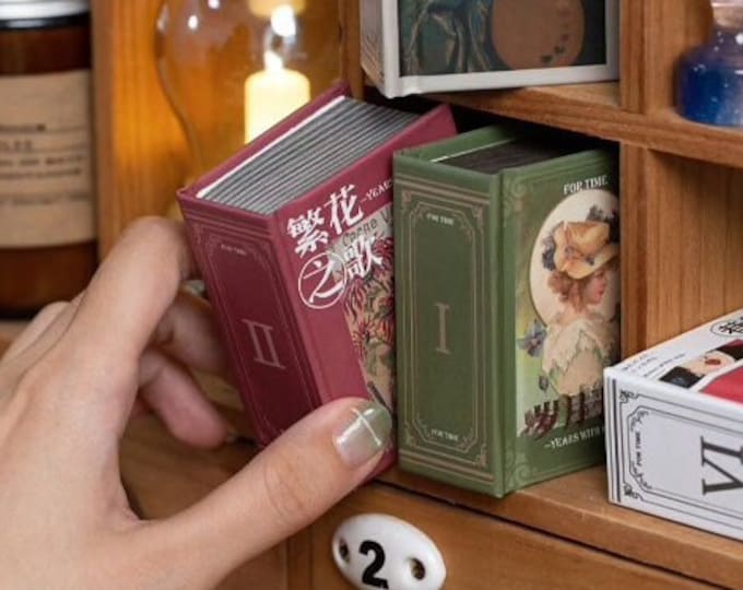 400 Pages Vellum Material Book, Translucent Paper 1.9" X 2.6" - Small ...