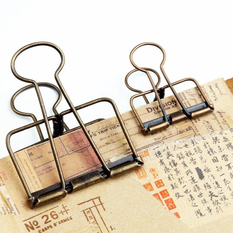 Binder Clips - Etsy