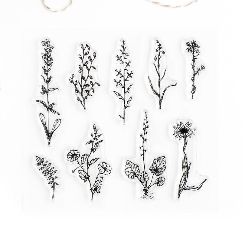 Botanical Stamp - Etsy