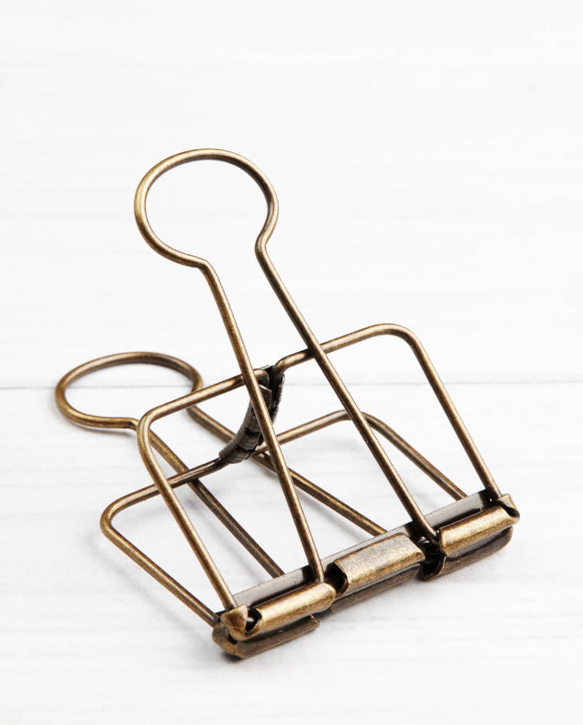 Vintage Bronze Skeleton Paper Clips 3 Sizes Hollow Wire - Etsy