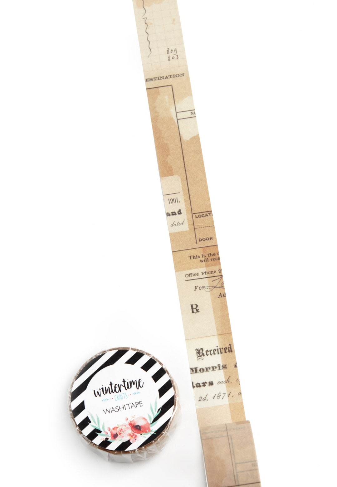 Receipt Collage Washi Tape *SHOP EXCLUSIVE* Vintage Details by ...