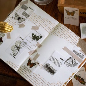 Nature Themed Notepads With Translucent Pages - Small Memo Pad for Art ...