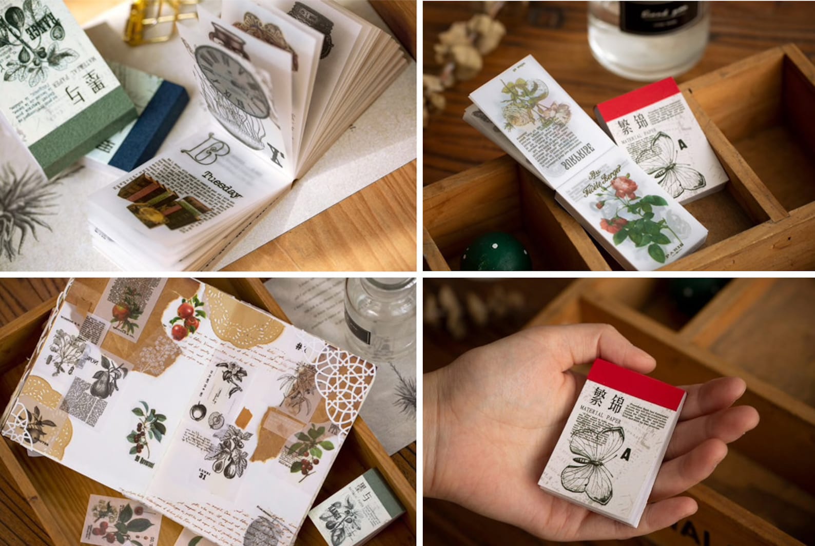 Nature Themed Notepads With Translucent Pages Small Memo Pad | Etsy