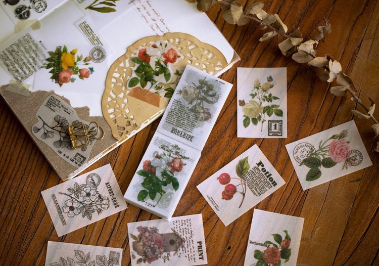 Nature Themed Notepads With Translucent Pages - Small Memo Pad for Art ...