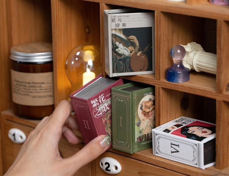 400 Pages Vellum Material Book, Translucent Paper 1.9" X 2.6" - Small ...