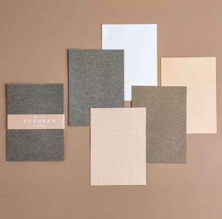 Textured Paper Pack by Mo•card - 15 Sheets Handmade Paper for Junk ...