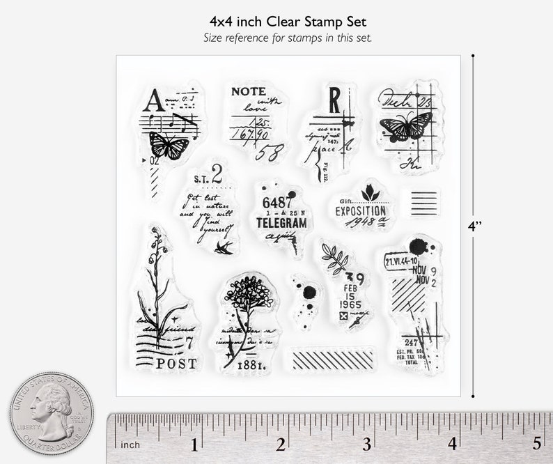 Mini Clear Stamps - Tiny Details Photopolymer Stamp Set *SHOP EXCLUSIVE ...