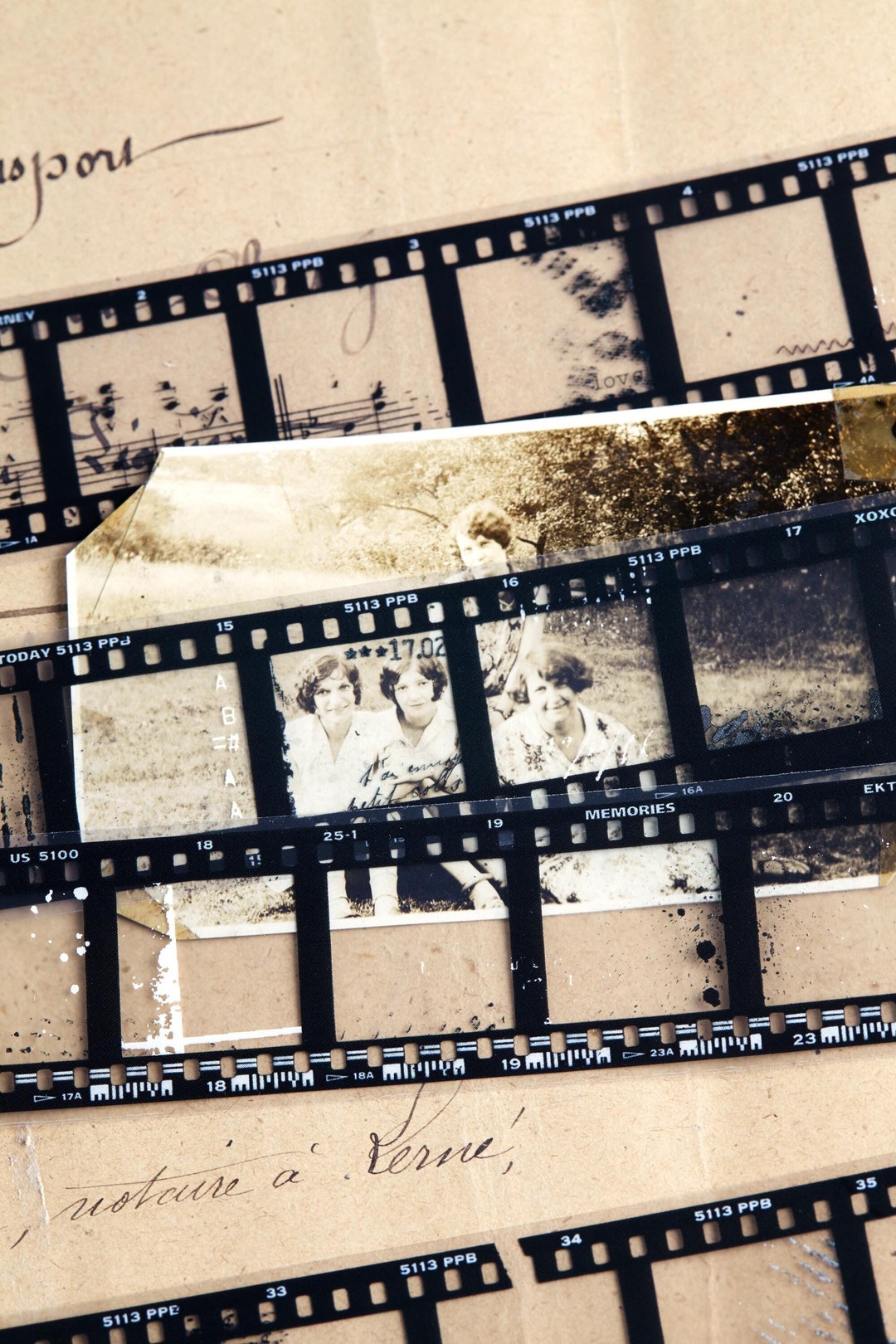 21MM Square Film Negatives PET Tape *SHOP EXCLUSIVE* Vintage Camera ...