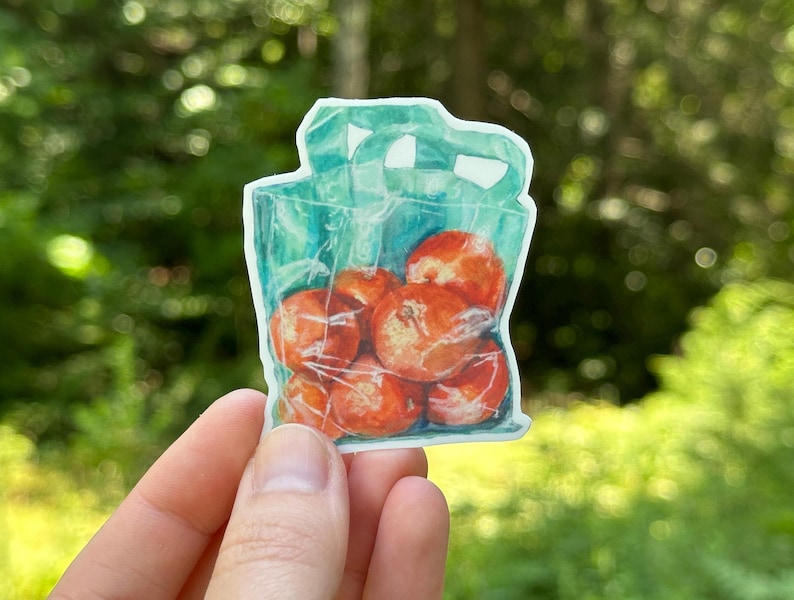 Orange Art Sticker: Colorful Laptop Decal - Etsy