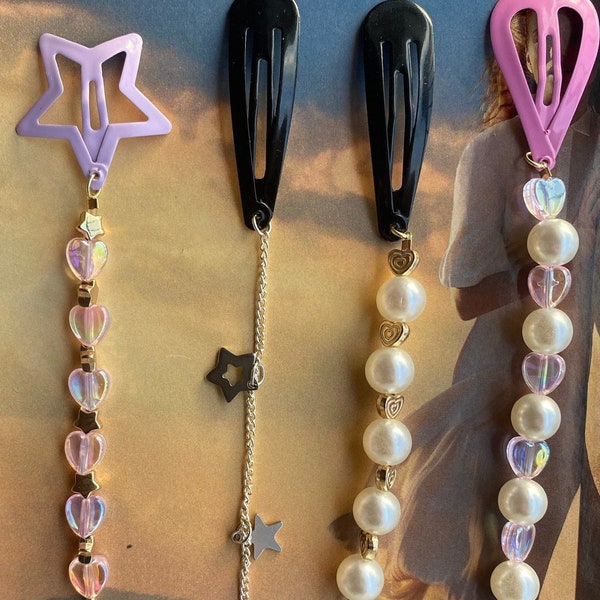 Beaded Hair Clip - Etsy