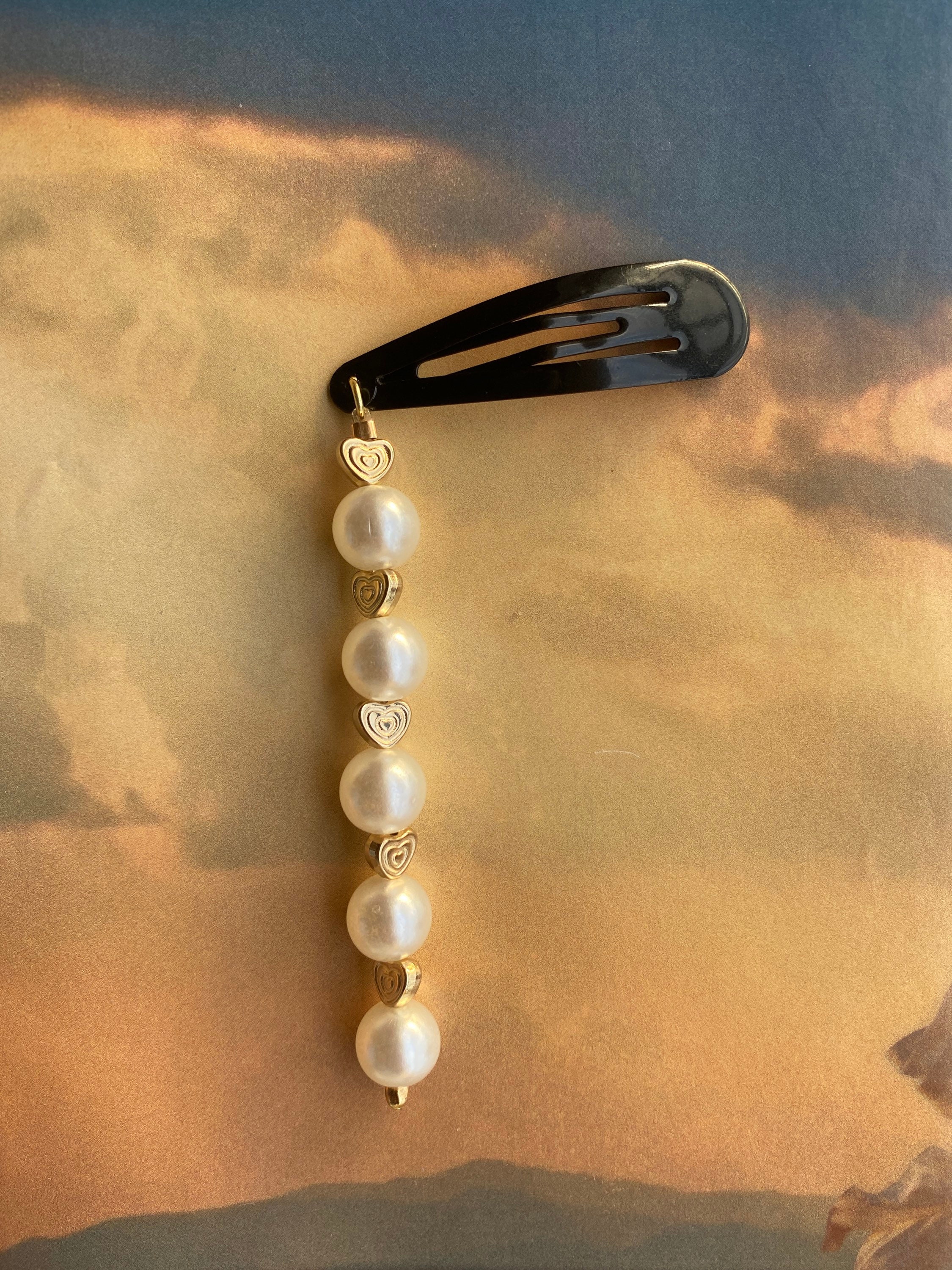 Beaded Hair Clip - Etsy