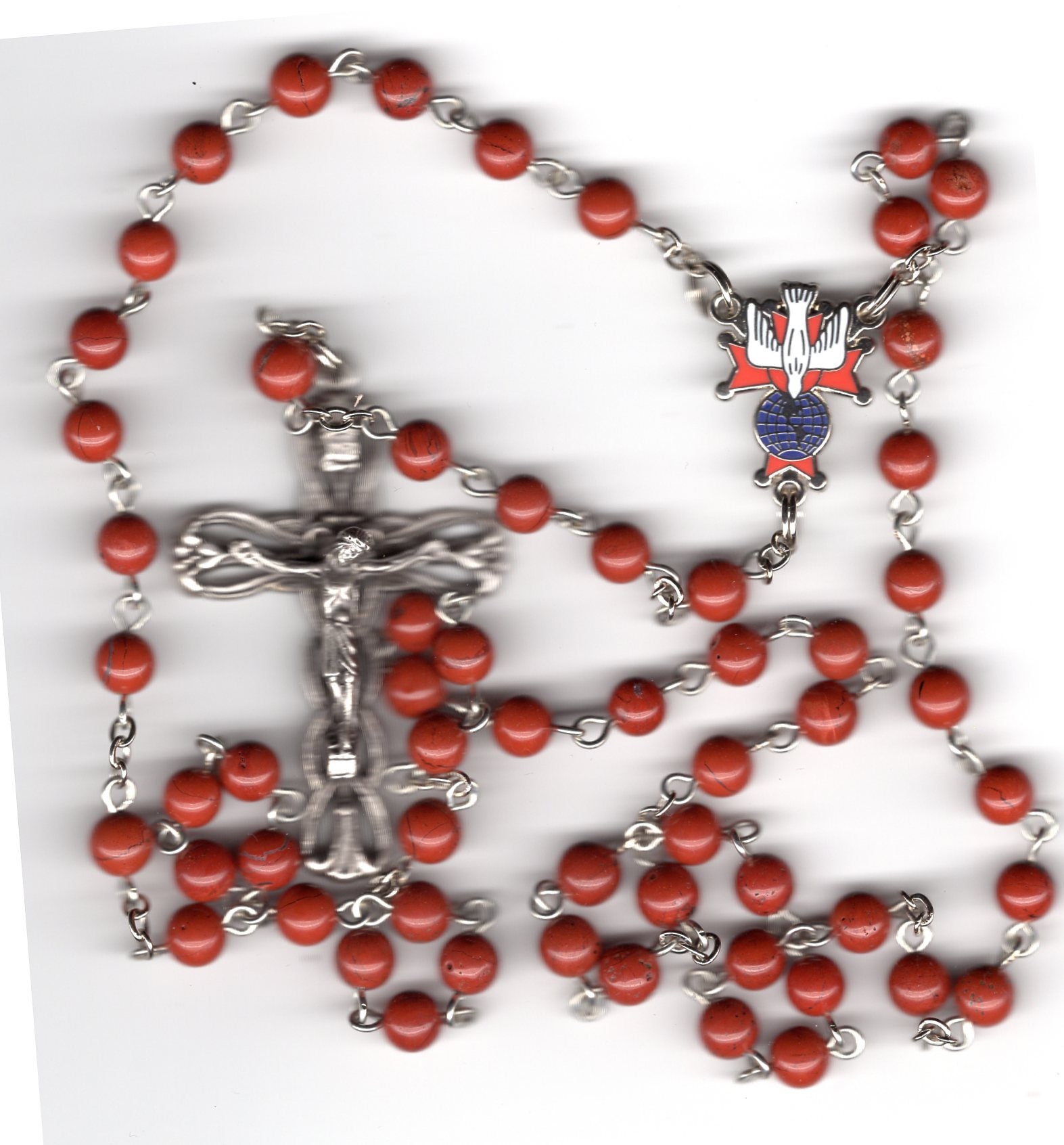 Knights of Columbus-red Jasper 6mm Rosary - Etsy