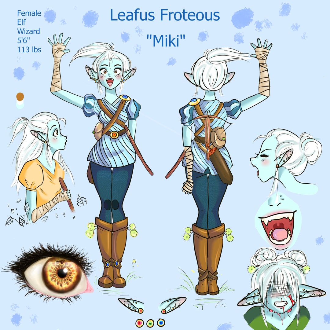 Digital Reference Sheet - Etsy