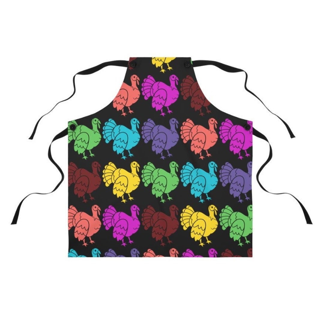 Thanksgiving Apron, Thanksgiving Turkey Apron, Apron Gift, Apron for ...