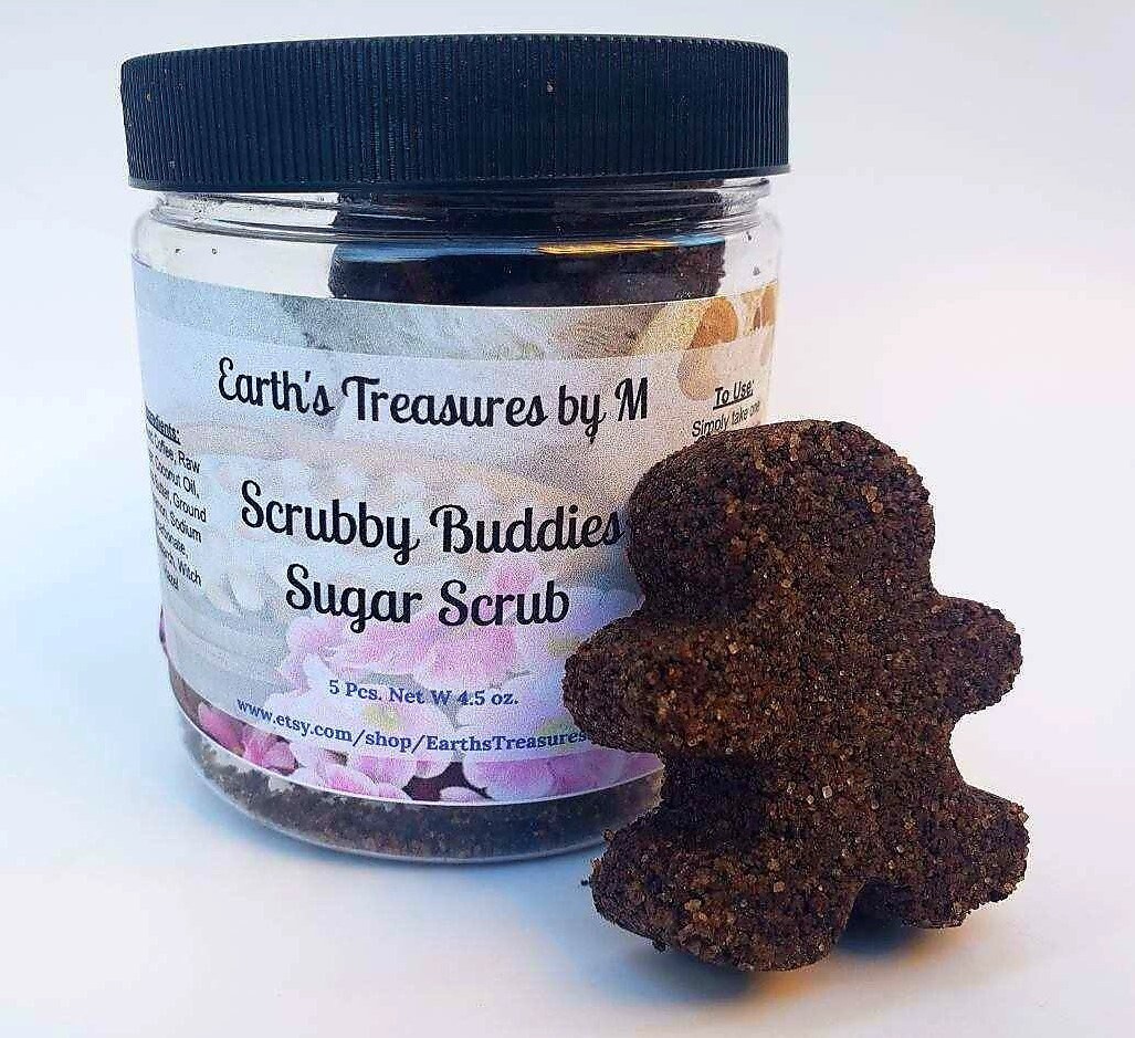 Coffee Sugar Scrubby Buddies Anti-cellulite Anti-aging - Etsy