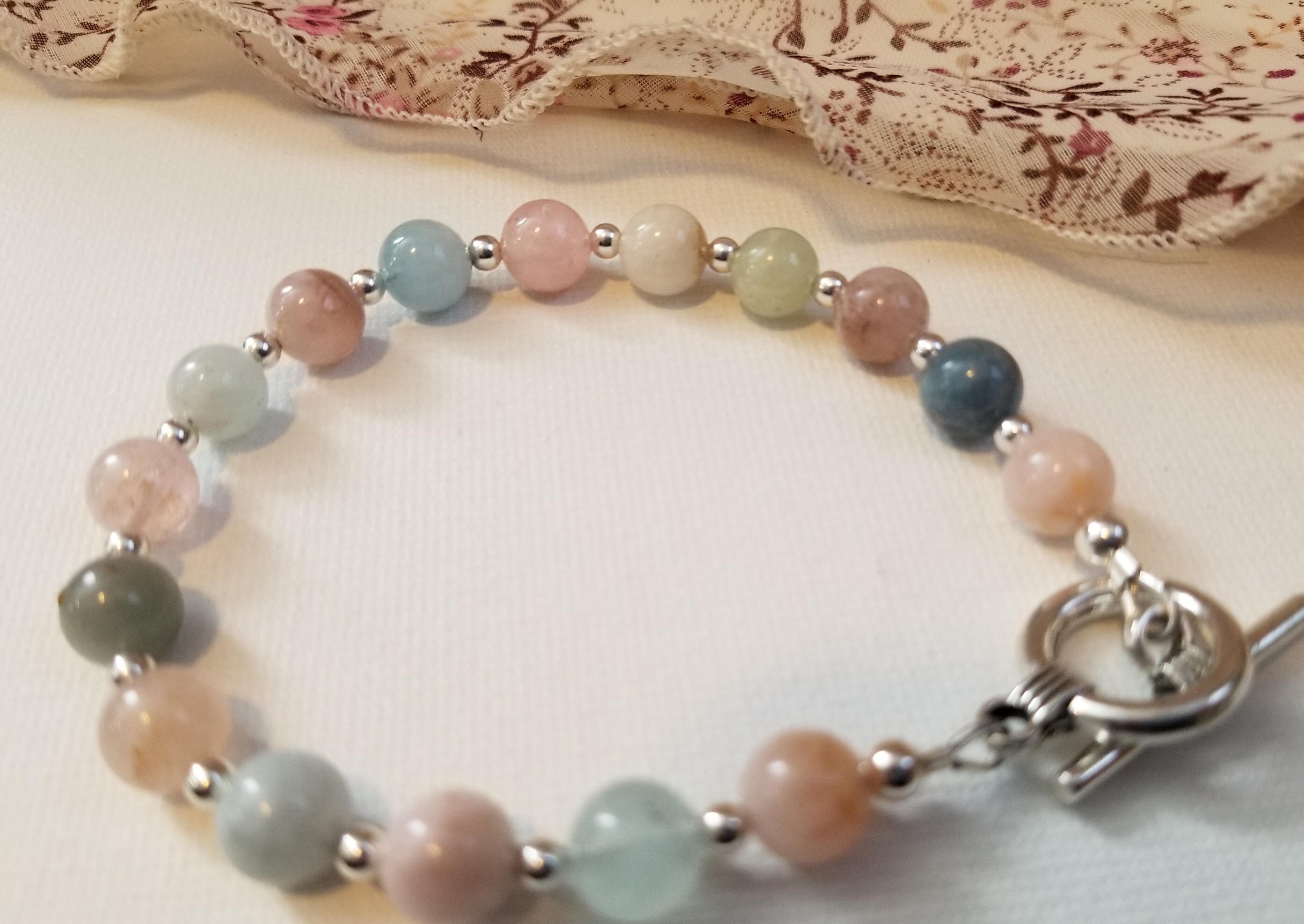 Multi Colored Beryl Bracelet/Healing and Creativity - Etsy 日本