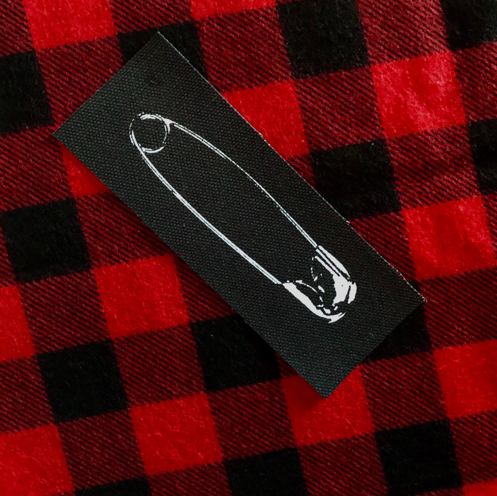 Safety Pin Punk Patch | Etsy