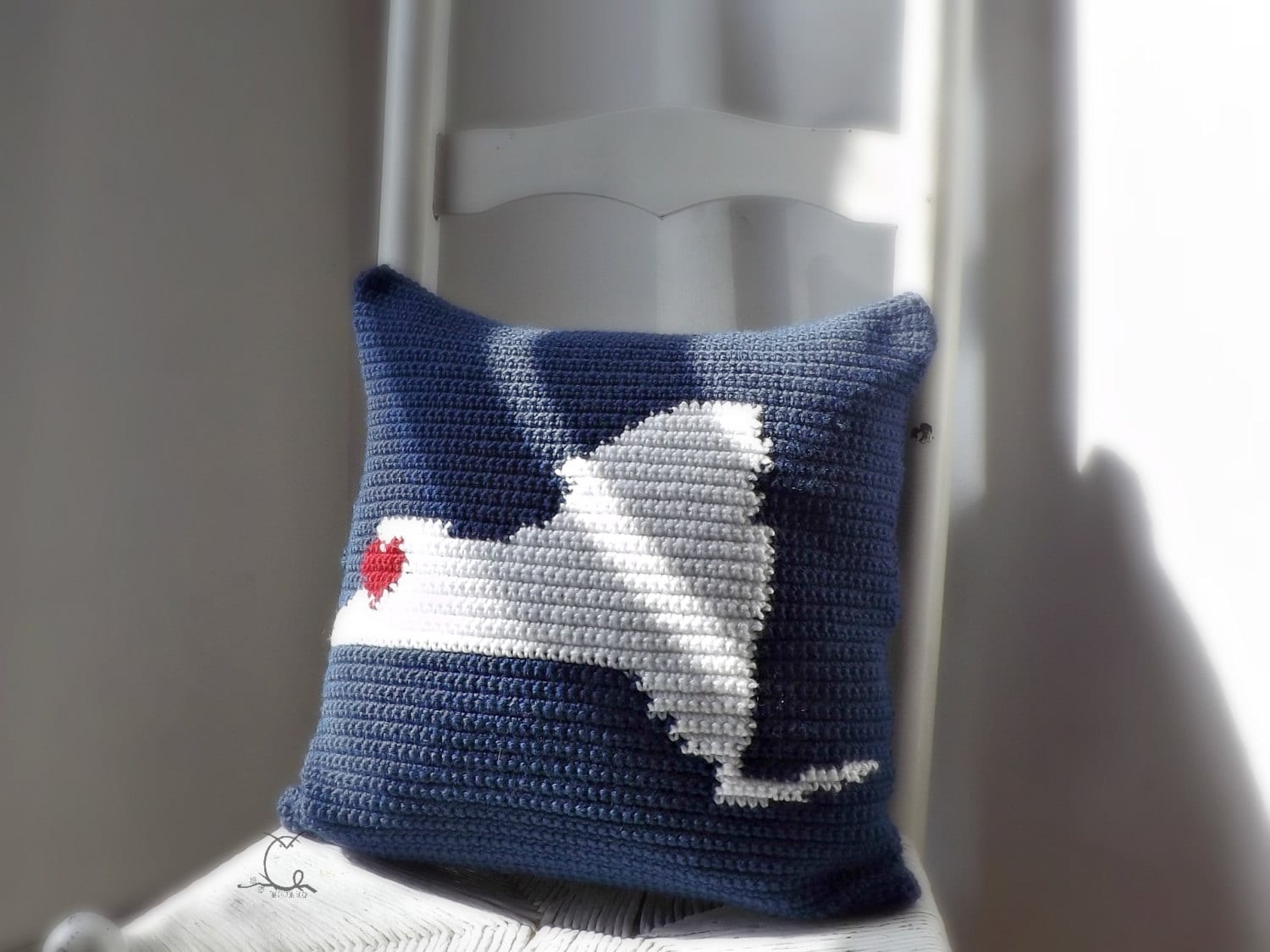 New York State Love Crocheted Graph Pillow Pattern - Etsy