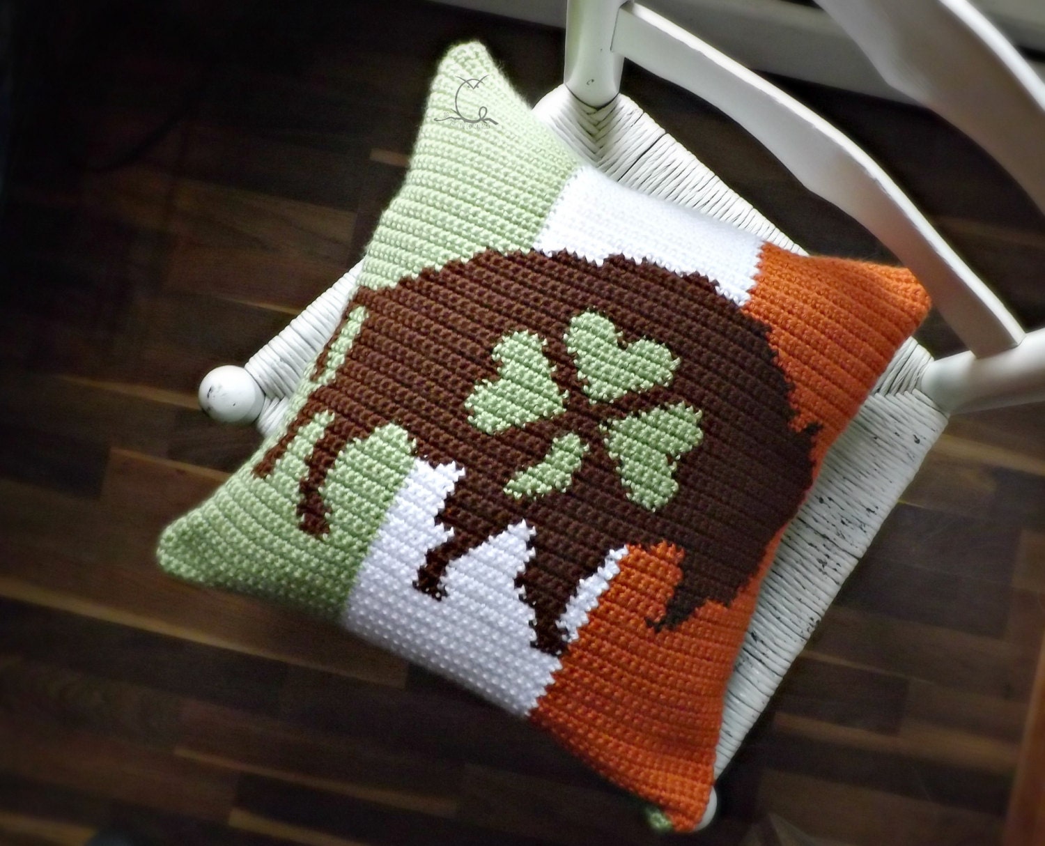 Pattern: Buffalo Love Irish Crocheted Graph Pillow - Etsy